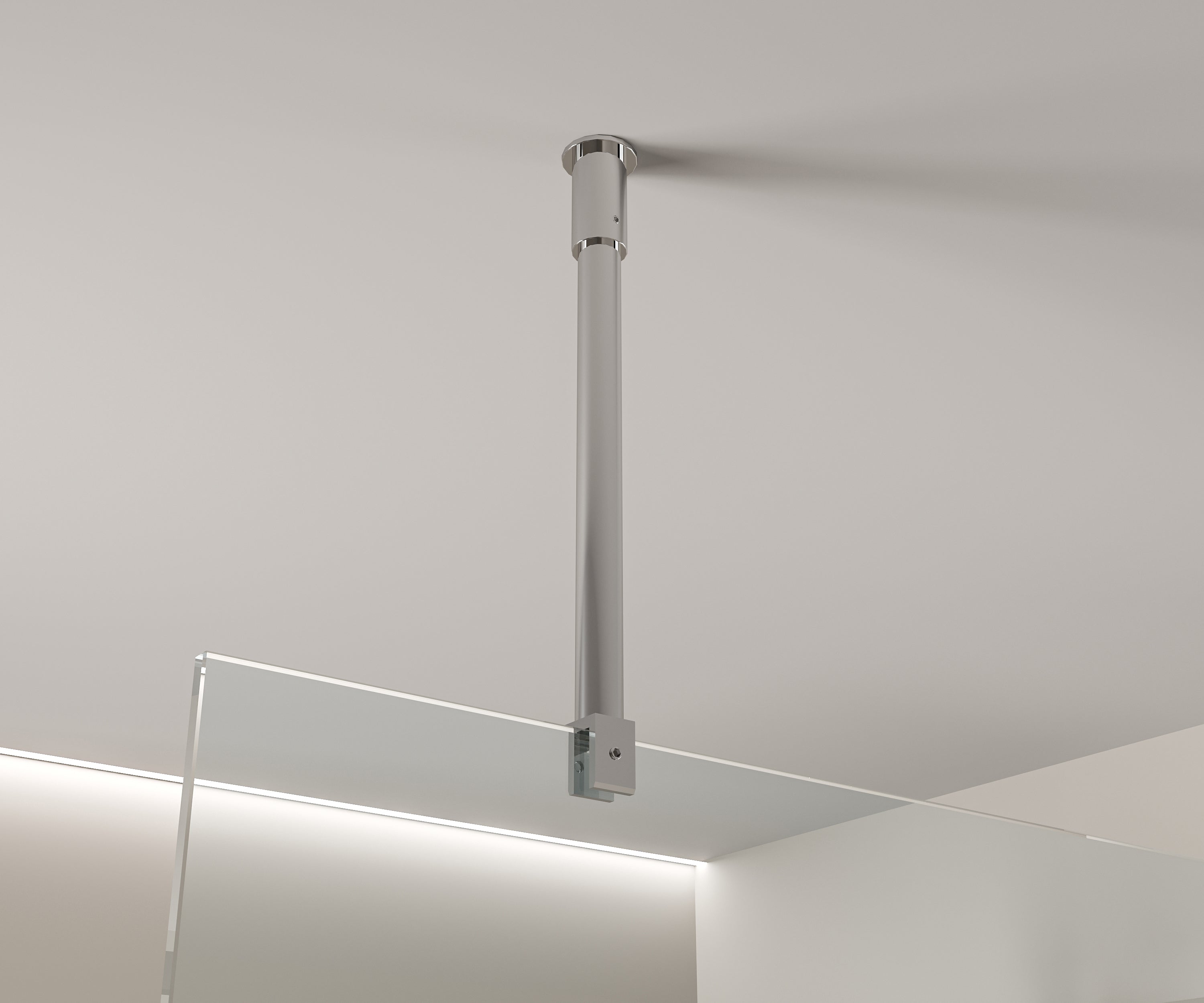 Rund stabiliseringsstang til walk-in-bruser (EX101, EX102, EX105 ...